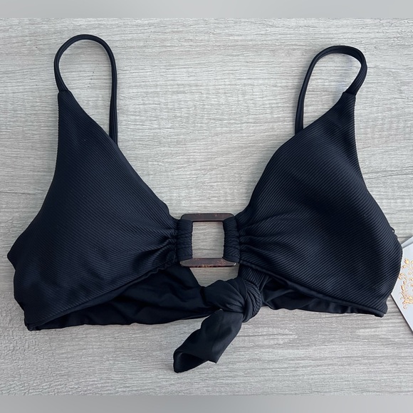 BECCA | Swim | Becca Womens Modern Edge Convertible Ribbed Bikini Top ...